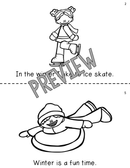 Emily Jane Creates: JANUARY NO PREP KINDERGARTEN PACKET-OVER 100 PAGES!