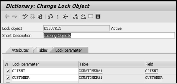 Sap Abap Central 1 22 Sap Abap Lock Objects
