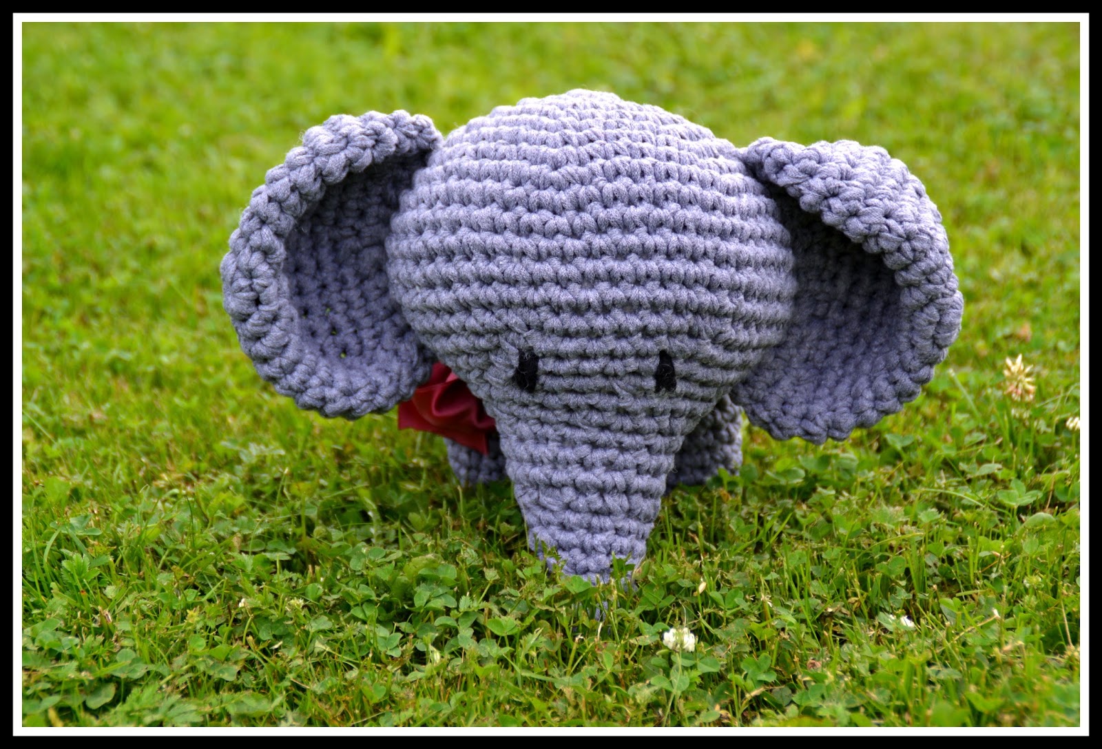 Välkommen till bloggen Stickning och Virkning: Virkad elefant av garnet ...