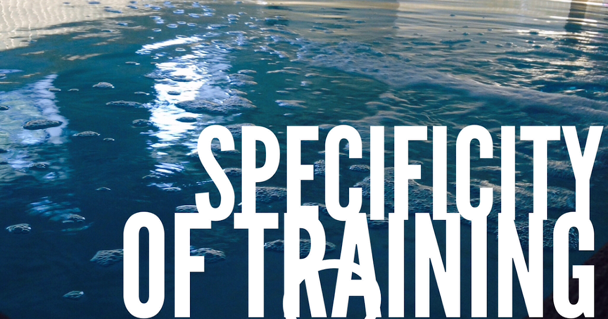 Run Jen Run: Specificity of Training