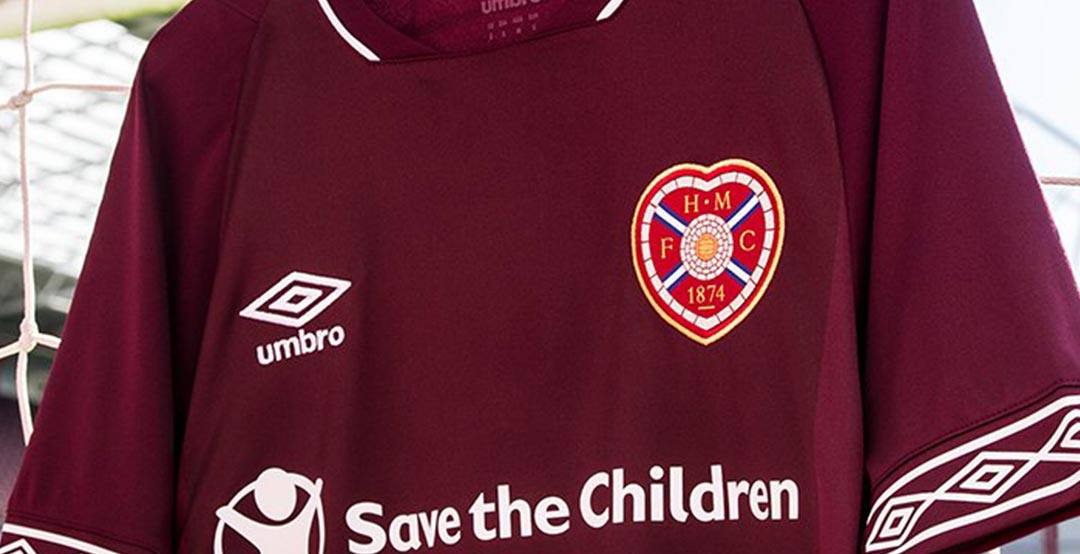 Hearts 18-19 Home Kit Released - Footy Headlines