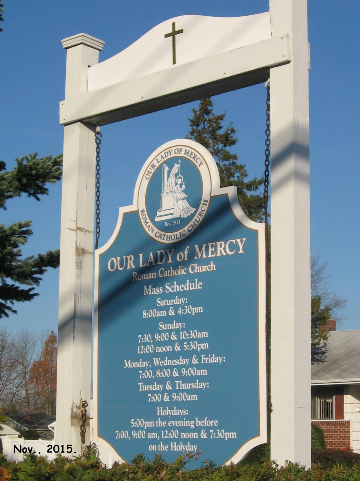 Nassau County N.Y. Catholic: Our Lady of Mercy, Hicksville