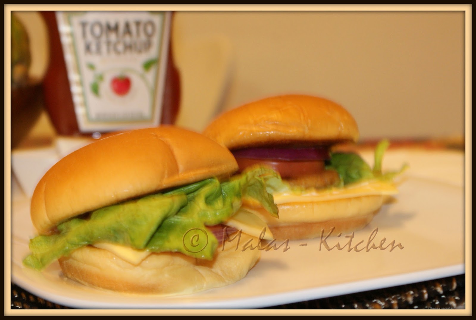 Aloo Tikki Burger - Malas-Kitchen