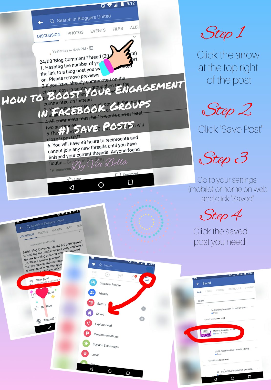 Via Bella: How to Boost Your Engagement in Facebook Groups