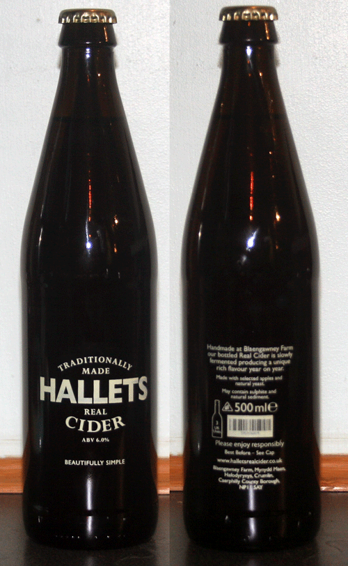 Cider Pages: Hallets Real Cider