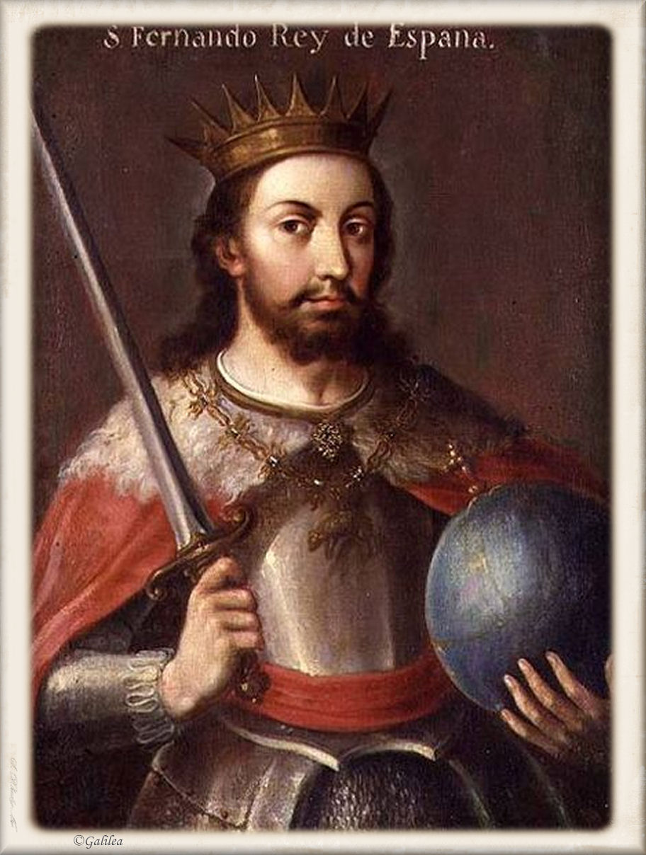 Imágenes religiosas de Galilea: San Fernando. Rey de Leon 30 de Mayo