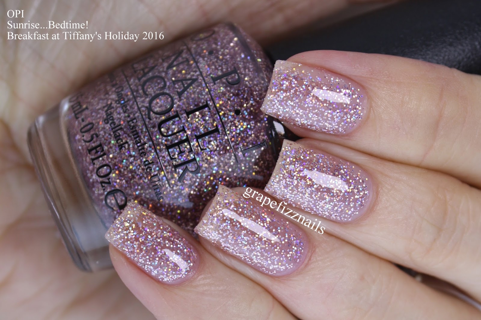 Grape Fizz Nails: OPI Breakfast at Tiffany's Holiday 2016 Swatches and ...