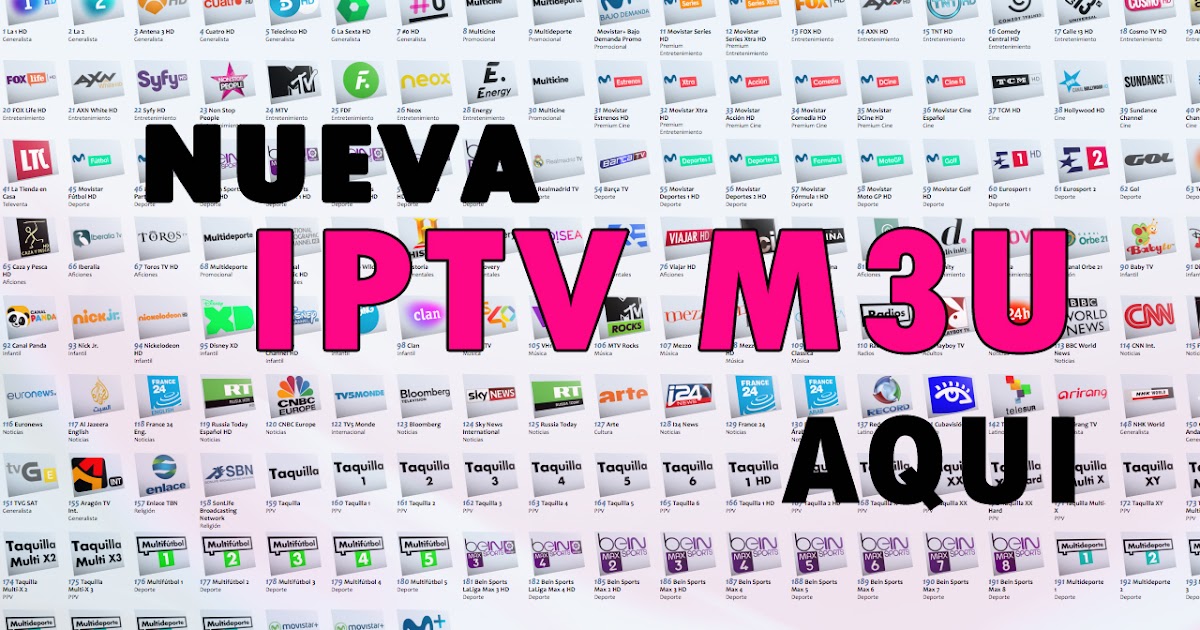 Las Mejores Listas Iptv M3uactualizadas 2018 Lista Iptv