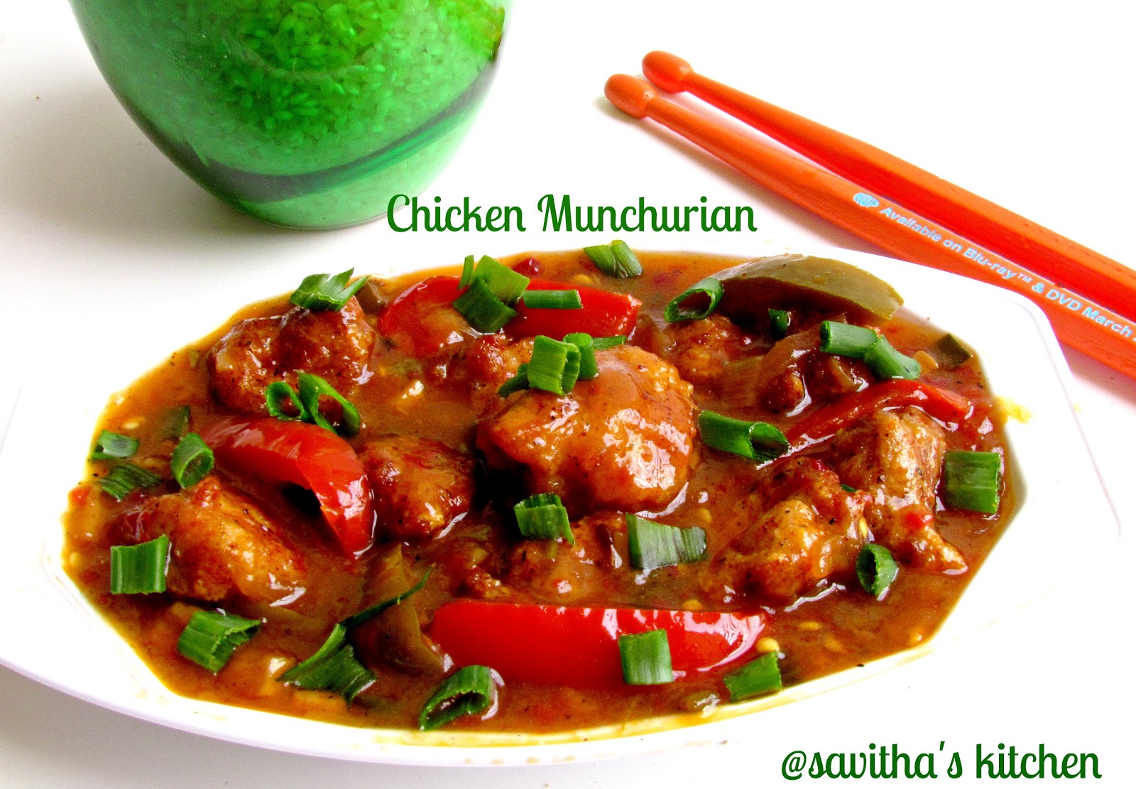 Savitha's Kitchen: Chicken Munchurian - Restaurant style - Step by step