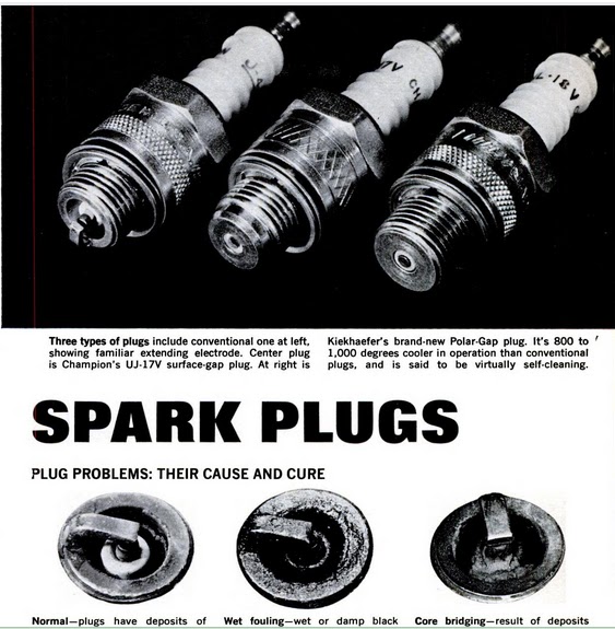 VW SYNCRO: The surface discharge spark plugs ignition.