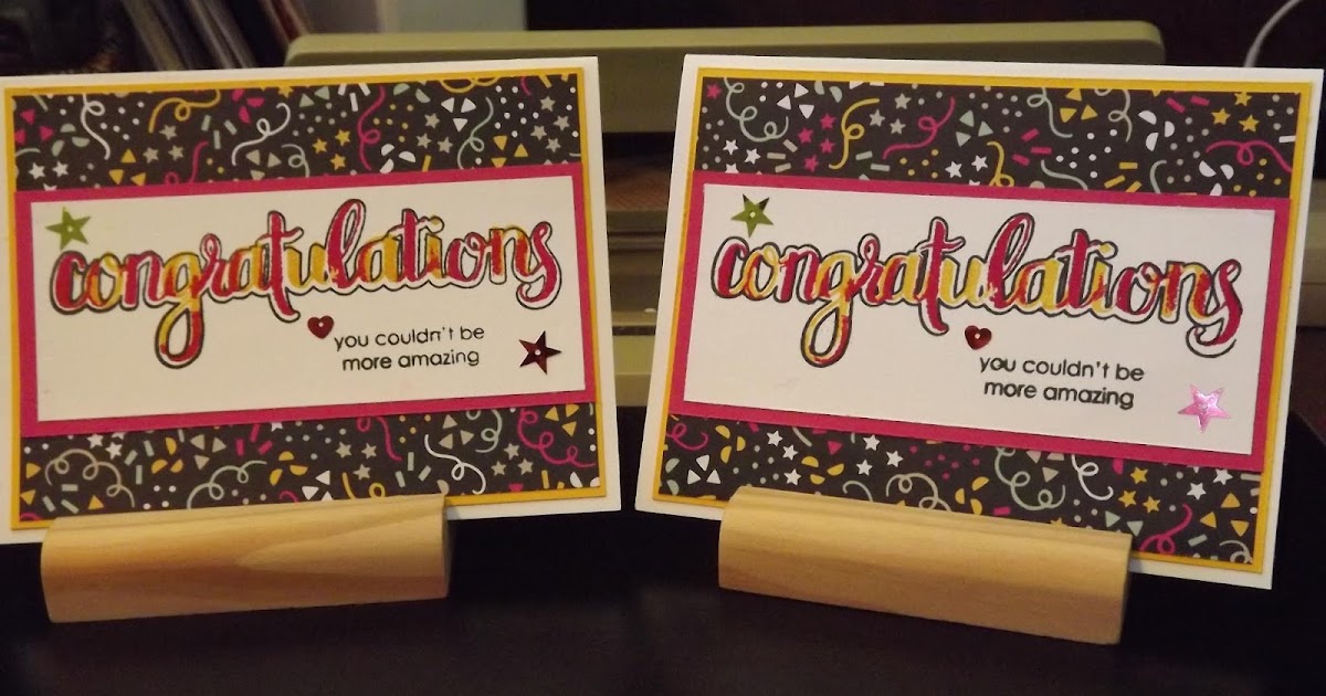 Nanny's Pansy Patch: Congratulations Cards
