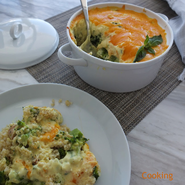 Cooking Books: Caçarola de frango, quinoa e bróculos | Chicken, quinoa ...