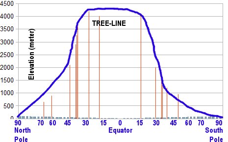 Go 11: Altitude, latitude, snow-line and tree-line