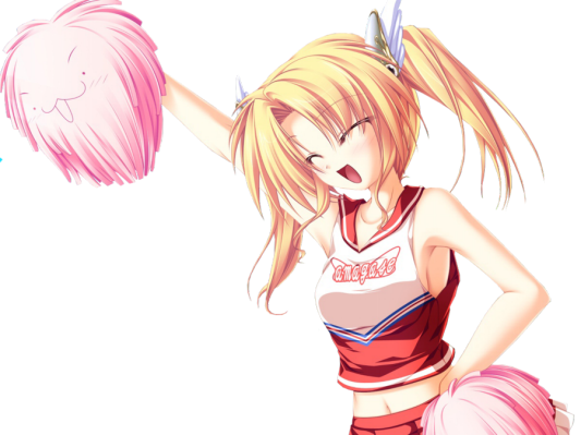 Anime girls Cheerleading | Animoe