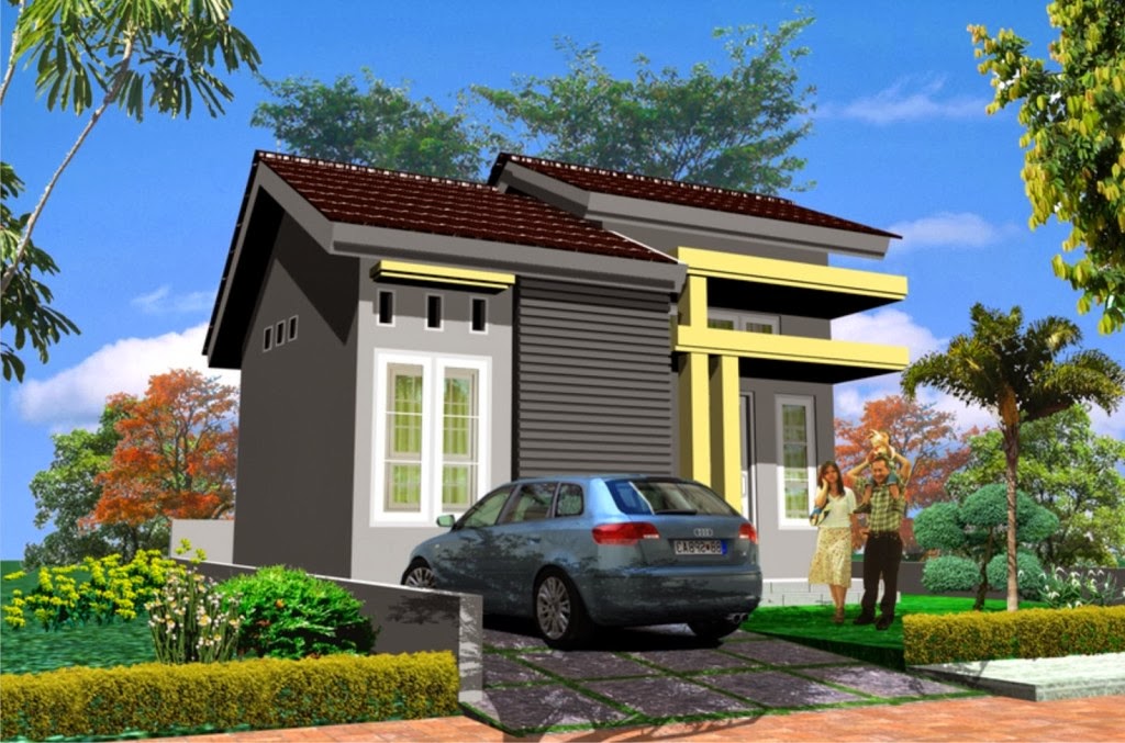 Gambar Desain Rumah Minimalis Type 21 Mungil dan Modern | Desain Rumah ...