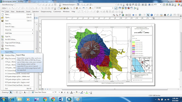 Layout Peta dengan Mudah Dengan ArcGis