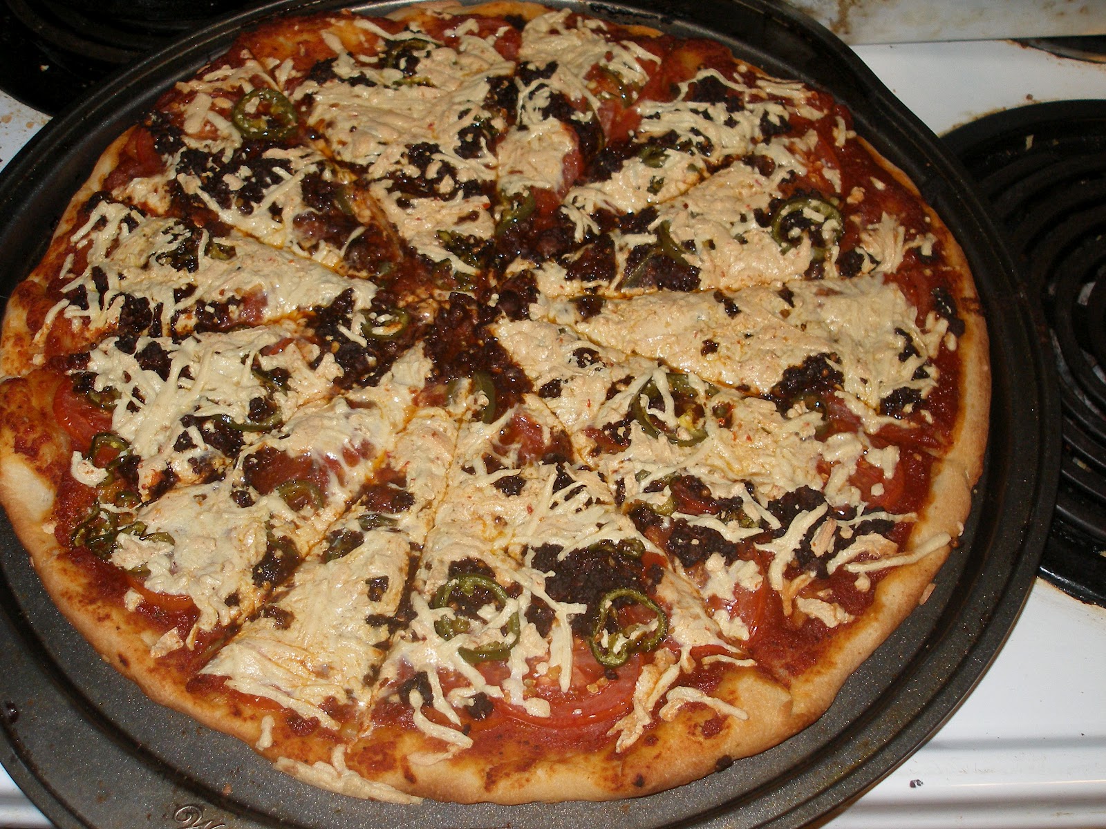 Some like it vegan, Some like it not.: The Vegan Mariachi Beef Pizza ...
