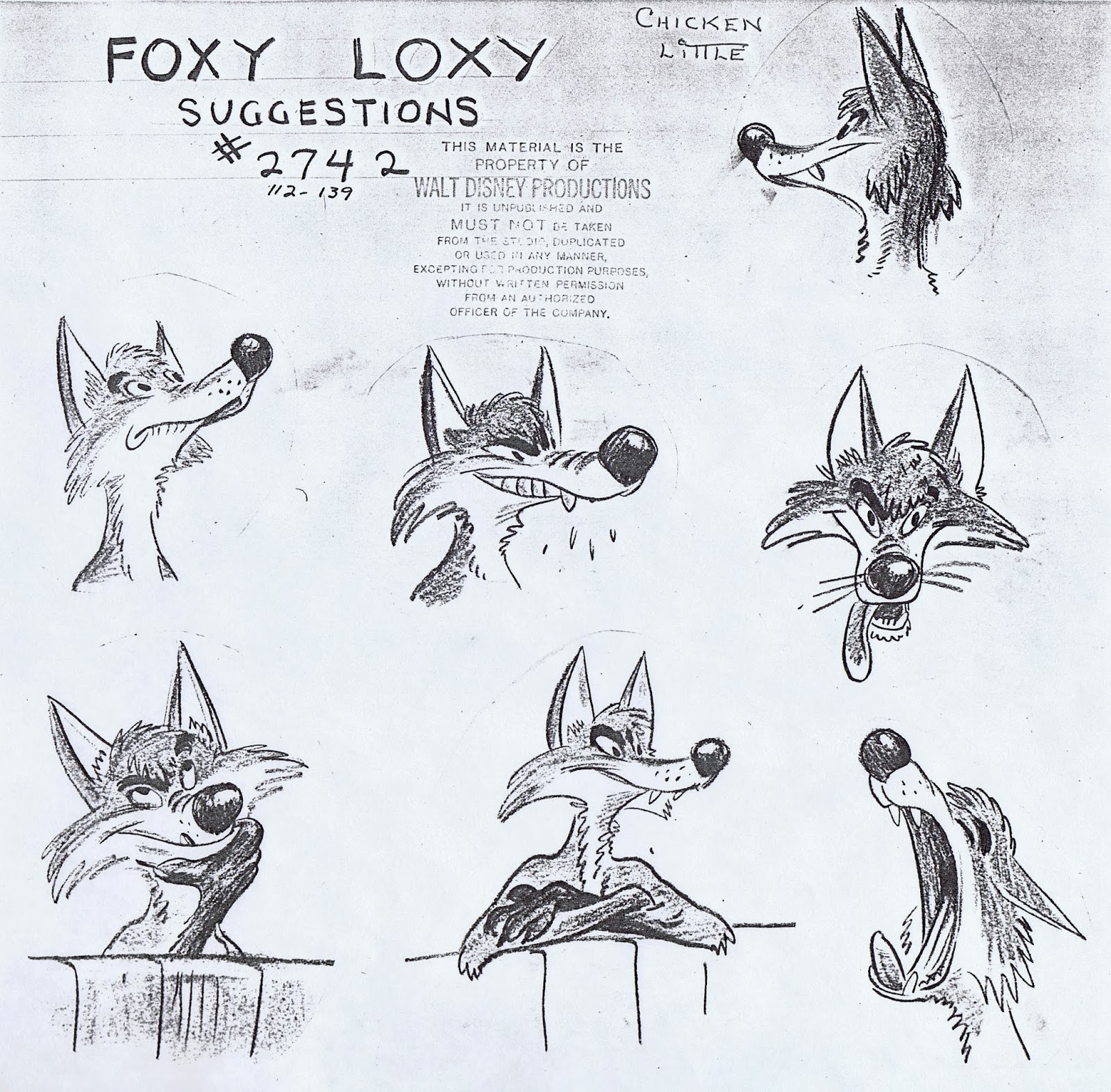 Chicken Little Characters Foxy Loxy
