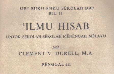 Tertunailah Hasrat Di Hati: ILMU HISAB ATAU MATEMATIK