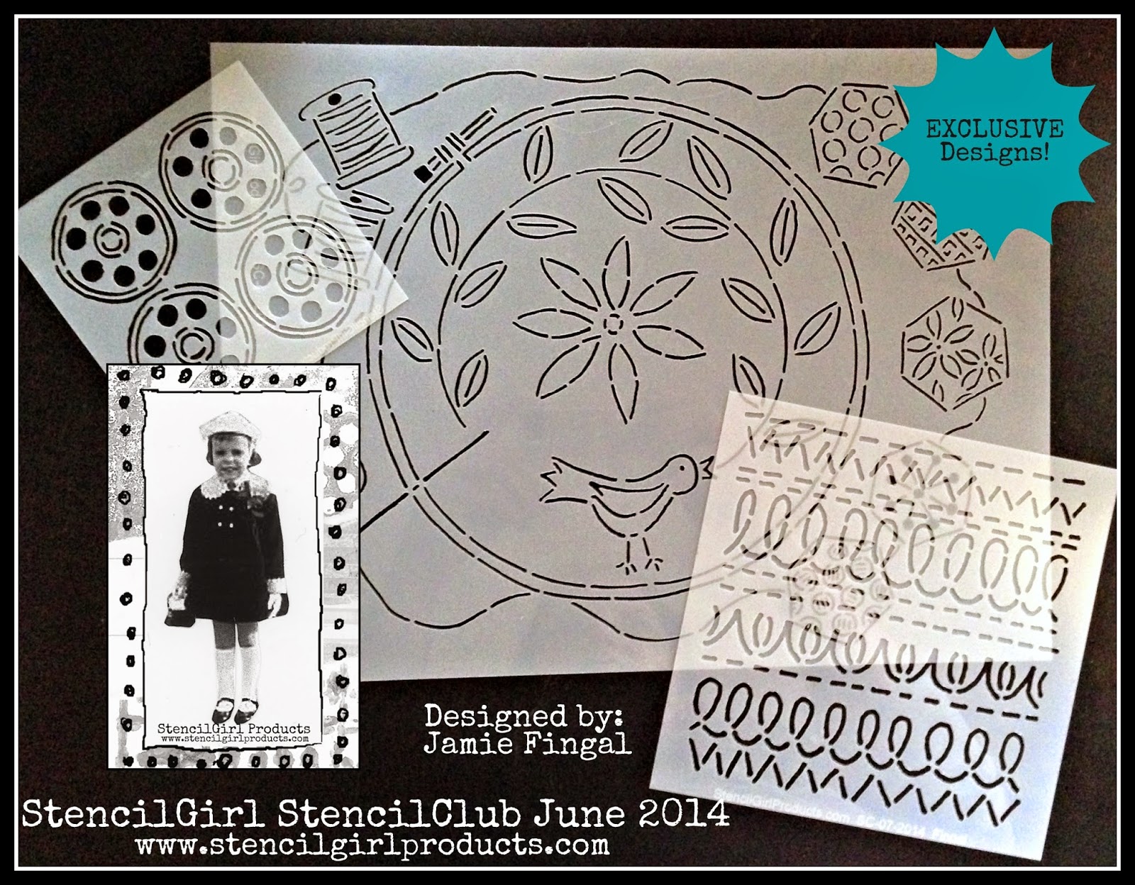 StencilGirl Talk: June StencilClub Inspiration