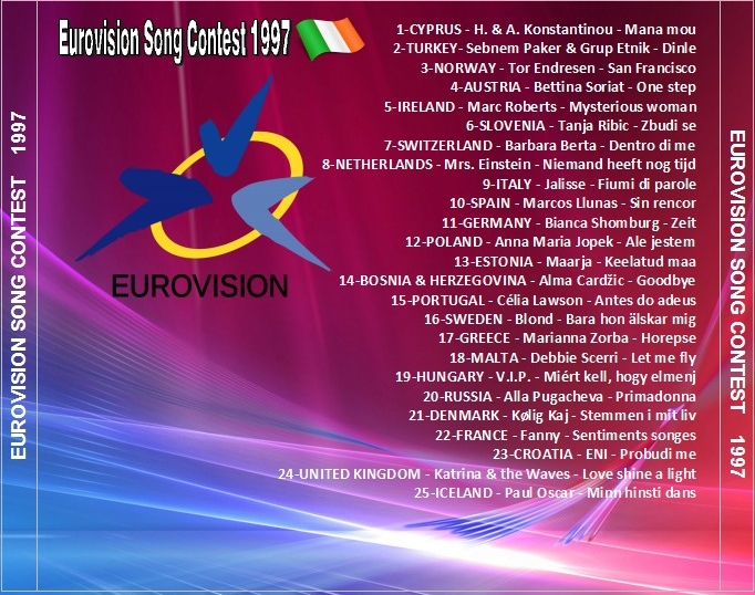 Eurovision Song Contest Music: EUROVISION SONG CONTEST 1997