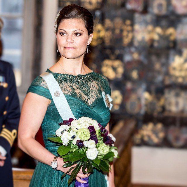 Princess Victoria attends on meeting of the Swedish Academy