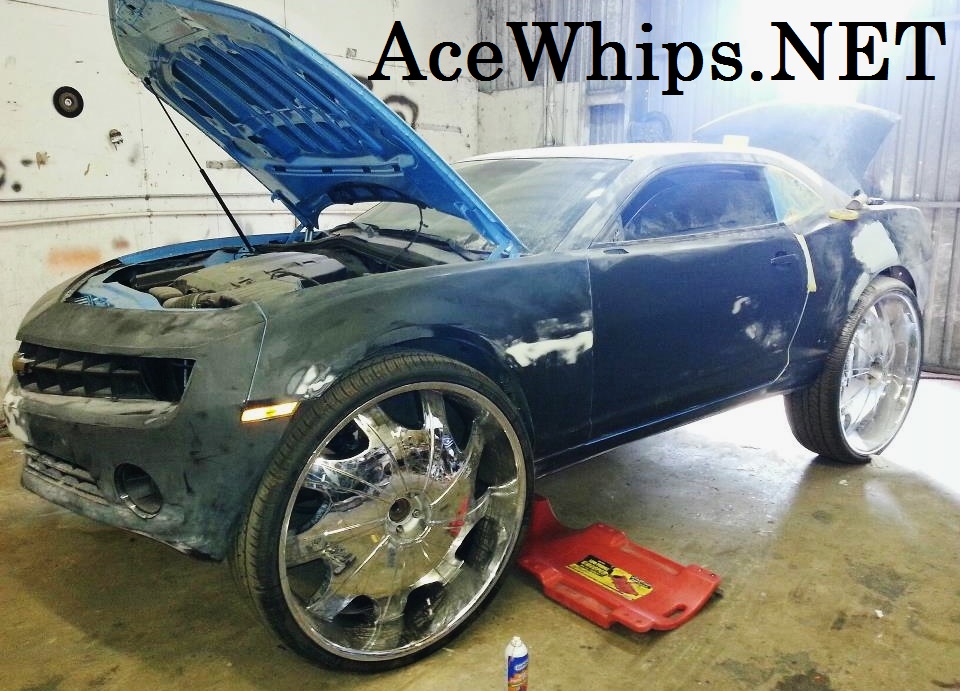 Ace-1: Carshow Customs- 2DR Chevy Box on 32" Magro Forgiatos In the Lab