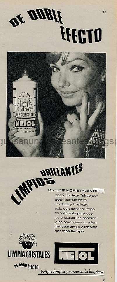 Antiguos anuncios de antes: Netol (producto limpieza) (12 anuncios)
