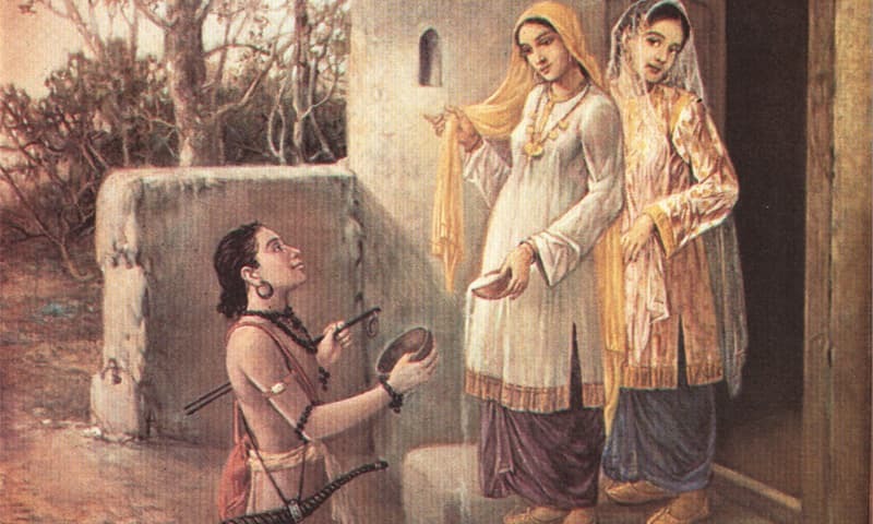 CHINAR SHADE : USTAAD ALLAH BAKSH A MASTER PAINTER FROM PUNJAB