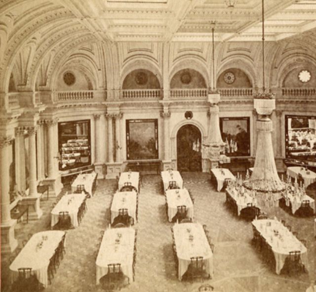 26 Amazing Photos That Show Dining Halls of American Hotels in the ...