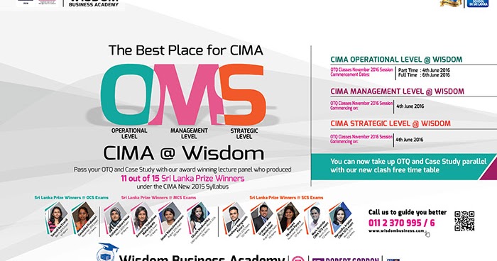 CIMA @ Wisdom : Registration now on for June intake | Powercampaigner ...
