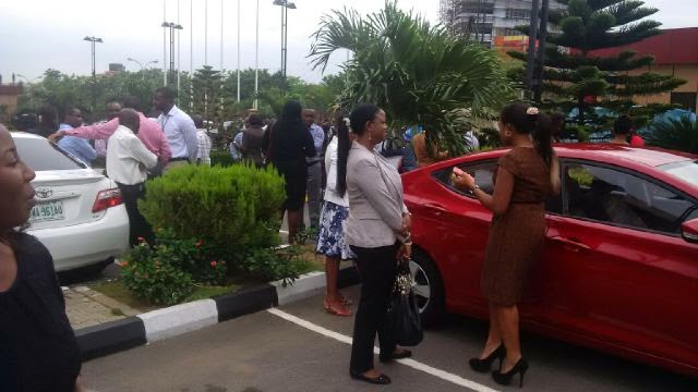 Breaking:AGIP Workers Protest In Abuja,Shutdown Headquarters | CKN News