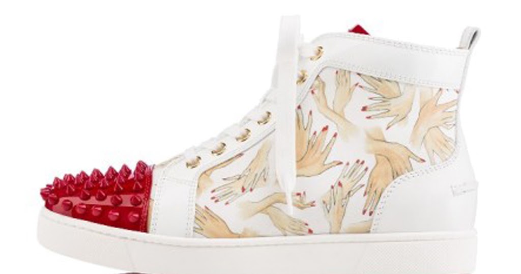 Christian Louboutin Lou Spikes Tissu Beaute Femme Officiel Prix Pas ...