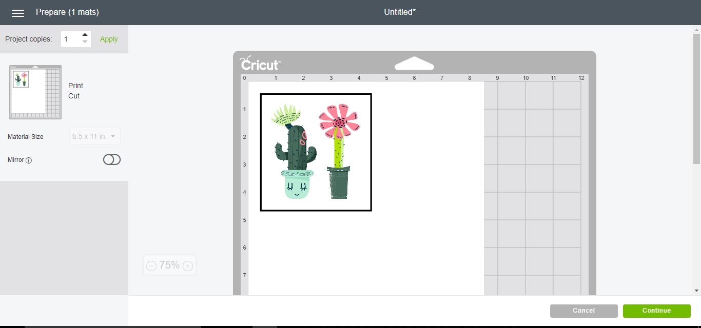 Print and cut in Cricut design space 3 | Design Bundles
