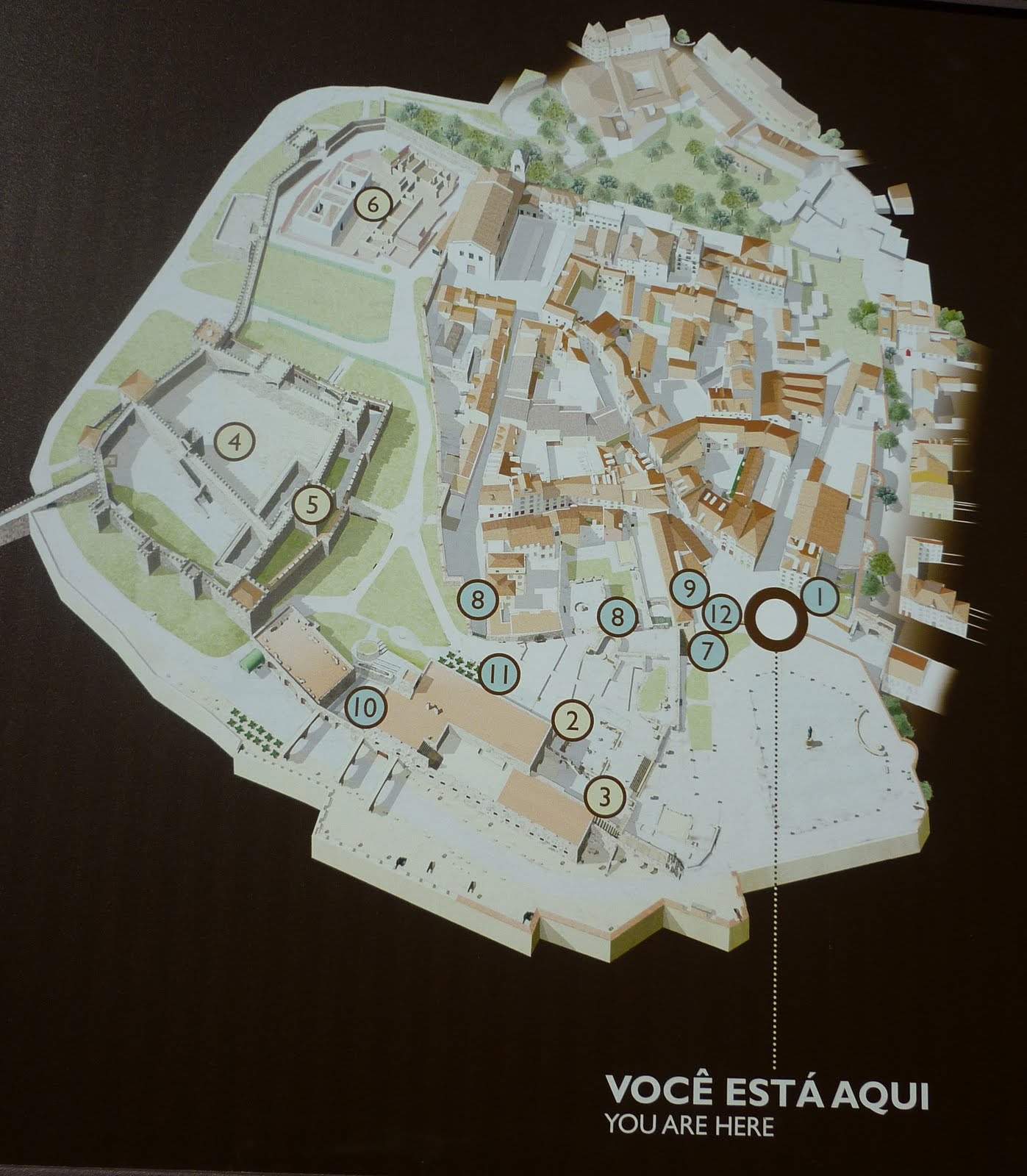 MAPS: Castle St George, Lisbon, Portugal