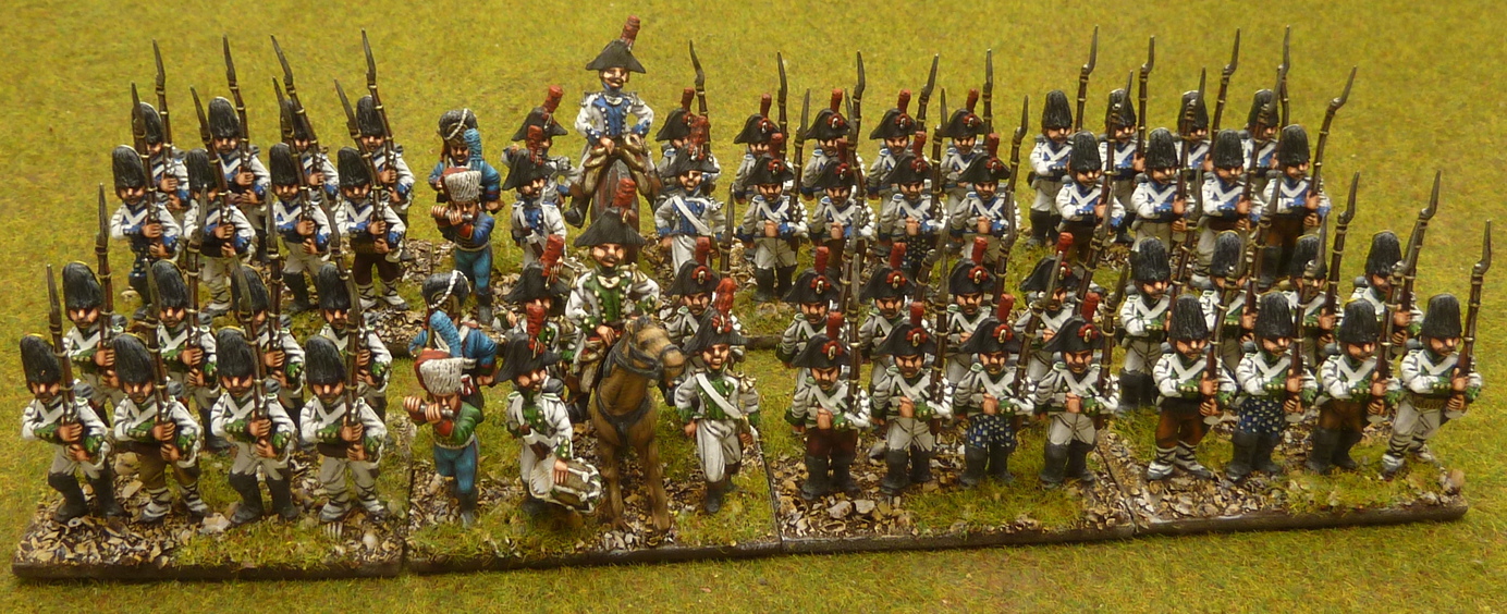 Lace 'n Big Hats: 28mm Napoleonic Spanish Line infantry and Foreign ...