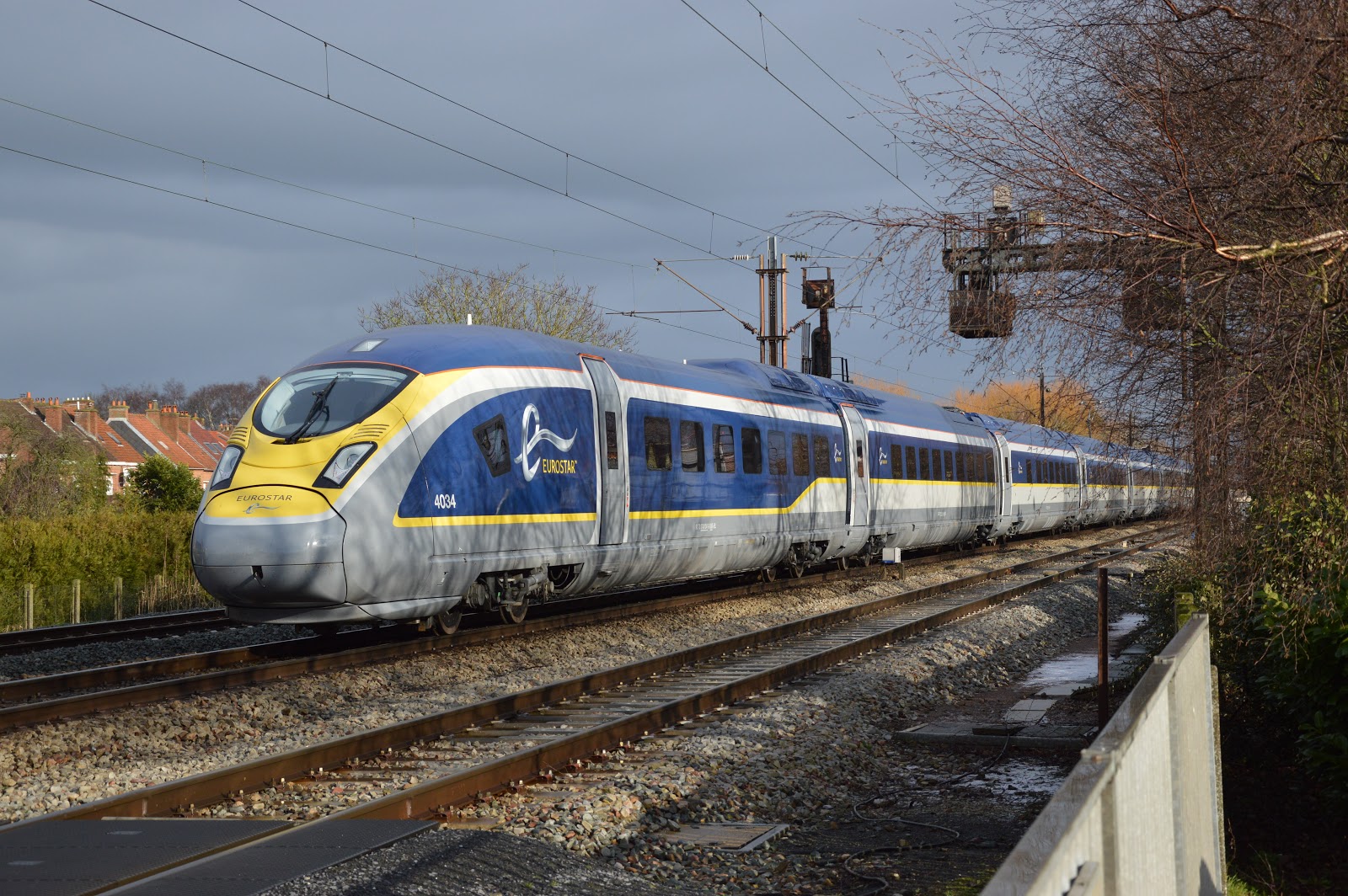 LA PASSION DU TRAIN: Marche d'essais Rame E 320 Eurostar 4033/34 sur ...