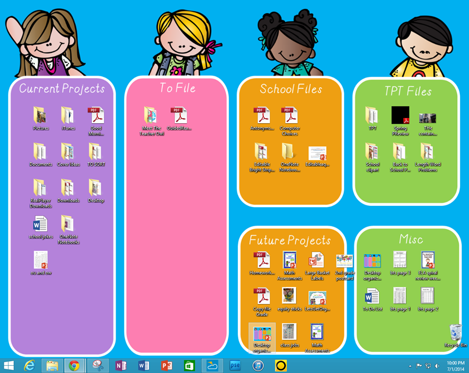 Desktop Organizer Tutorial - Second Grade Teaching Blog