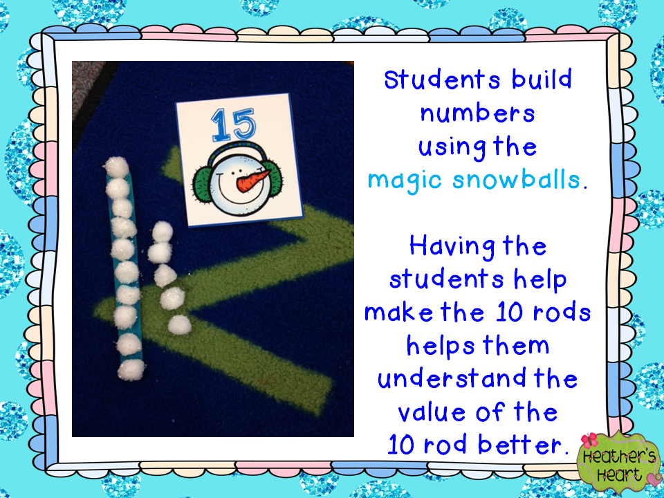 Heather's Heart: Magic Snowball Fun with Tens and Ones