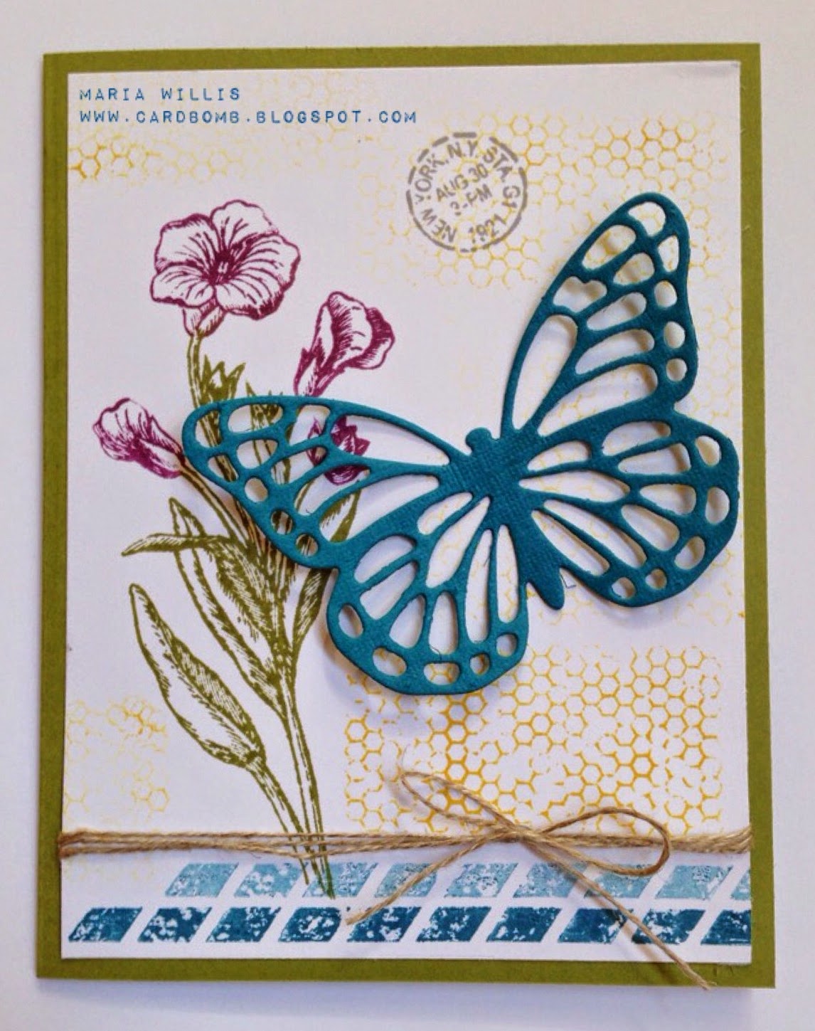 Cardbomb: Butterfly Thinlits & Butterfly Basics from Stampin' Up!