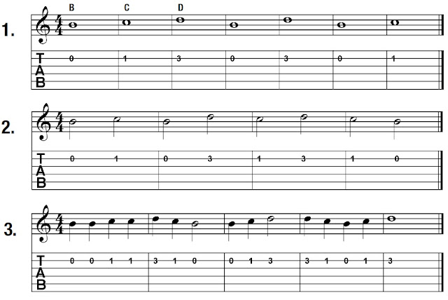 Learn And Master Guitar ( Music Education ): 33.2 Second String Exercises