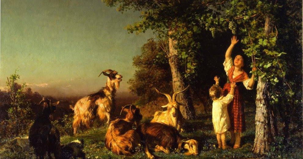 Vasto Gallery: Filippo Palizzi, "Tramonto", 1858.