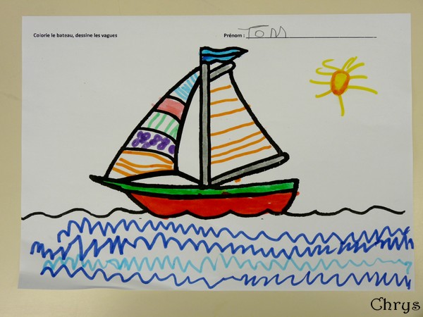 Le Journal de Chrys: Des vagues en maternelle