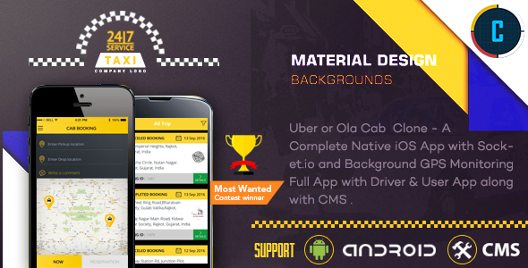 Taxi Booking App v1.0 - A Complete Clone of UBER with User,Driver ...