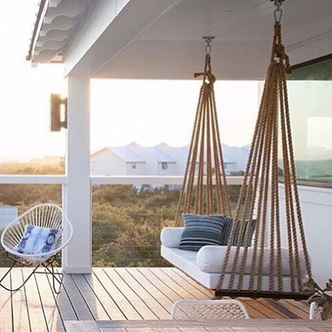 65 Desain Kekinian Ayunan Santai untuk Teras & Balkon Rumah - Rumahku Unik