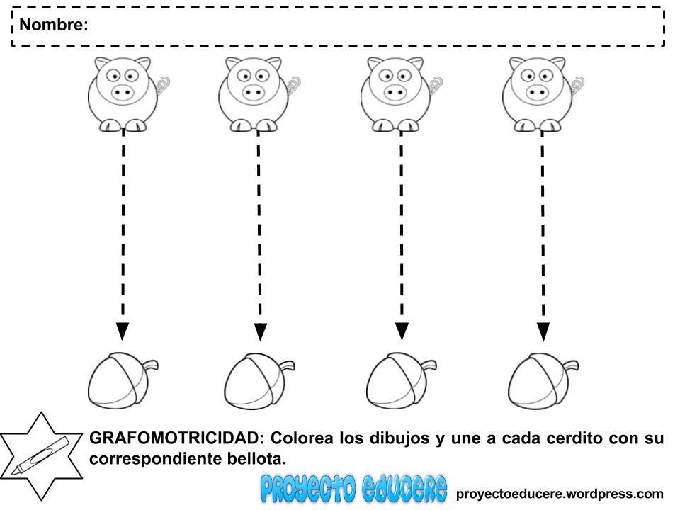 Trabajando en Educación Infantil: 10 fichas para trabajar los trazos ...