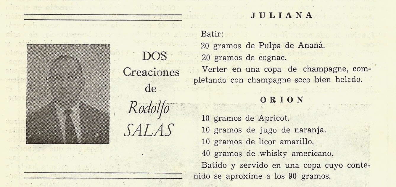 EL BARMAN CLÁSICO ARGENTINO: RODOLFO SALAS