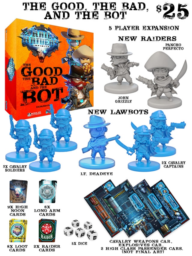 Kris Wall Minis: Rail Raiders Infinite Kickstarter