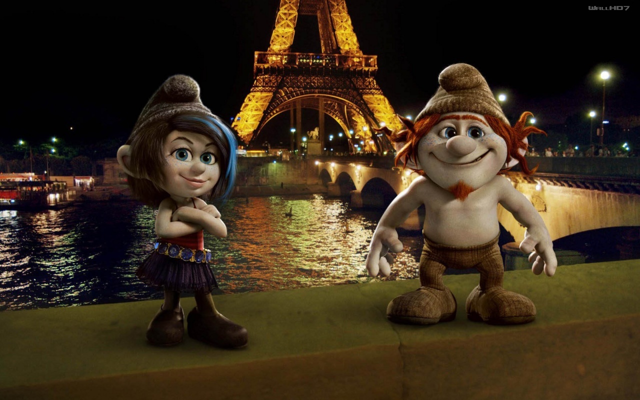 Wallpaper HD Vexy and Hackus in Smurfs 2