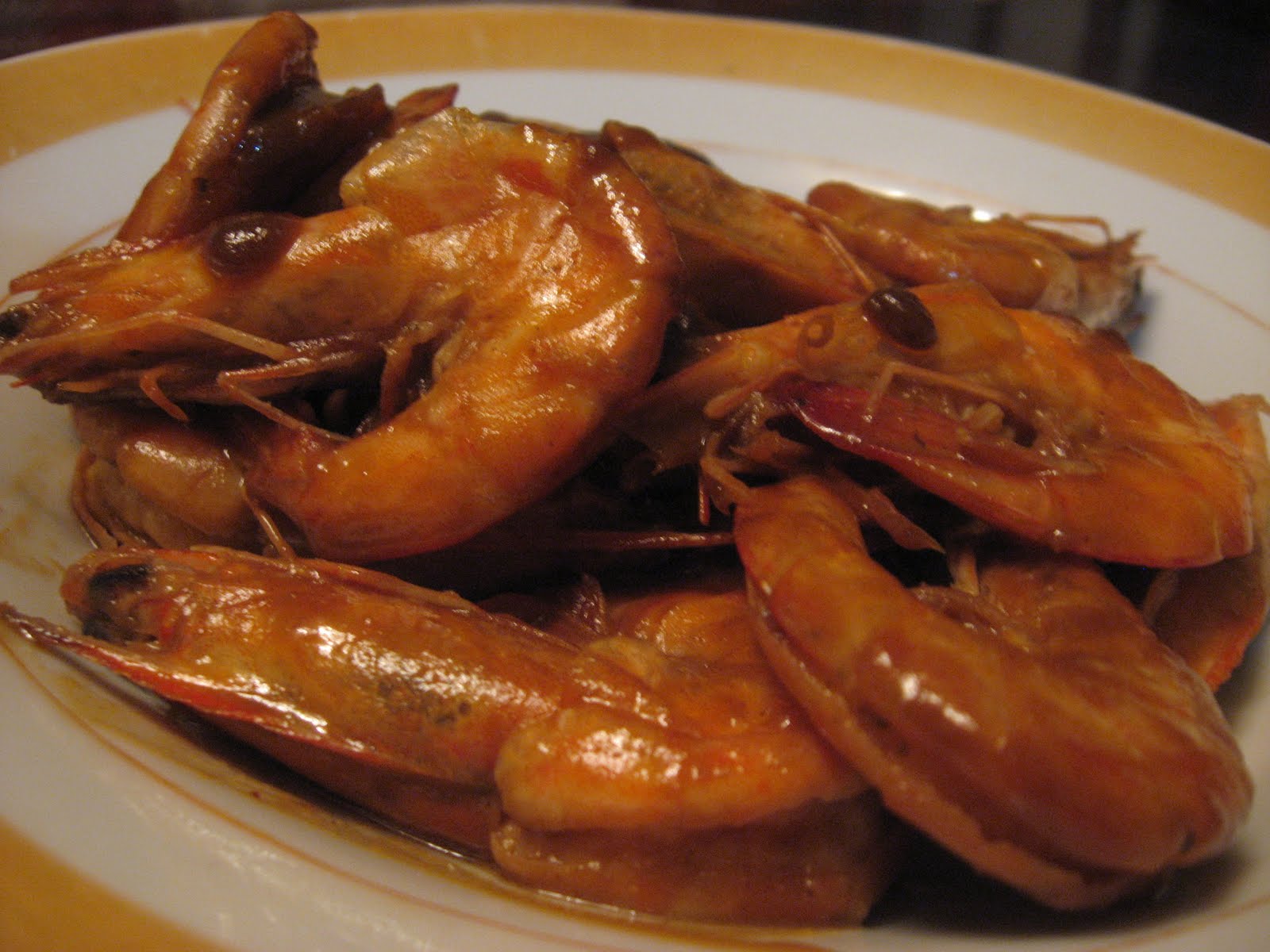 Eileen's Cooking and Eating Adventures: Udang Assam (Tamarind Fried Prawns)